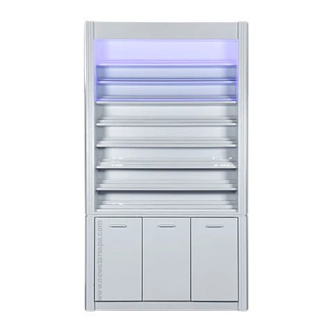 SW Powder Rack w/Cabinet 48" – New Star Salon Furniture