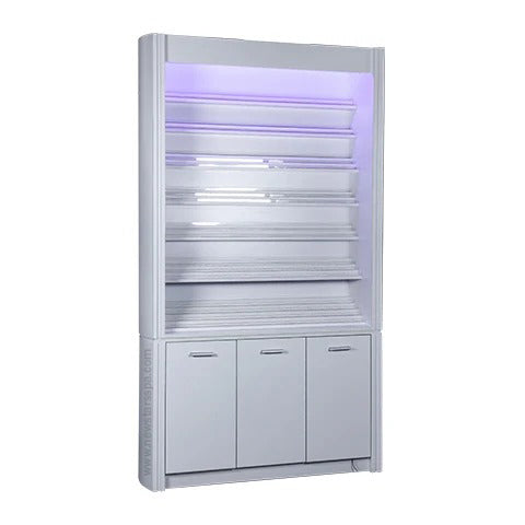 SW Powder Rack w/Cabinet 48" | New Star Spa & Furniture Corp.